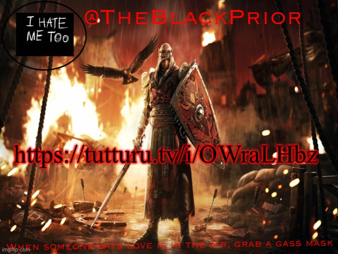 The black prior announce - Imgflip