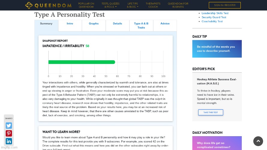 well frick https://www.queendom.com/queendom_tests/transfer - Imgflip