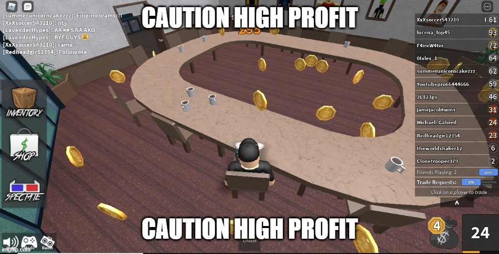 Caution High Profit CHP - Imgflip