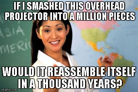 My conservative high school biology teacher on evolution - Imgflip