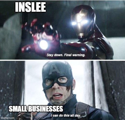 stay down final warning - Imgflip