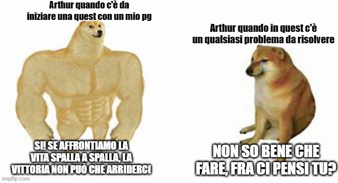 buff dog vs small dog - Imgflip