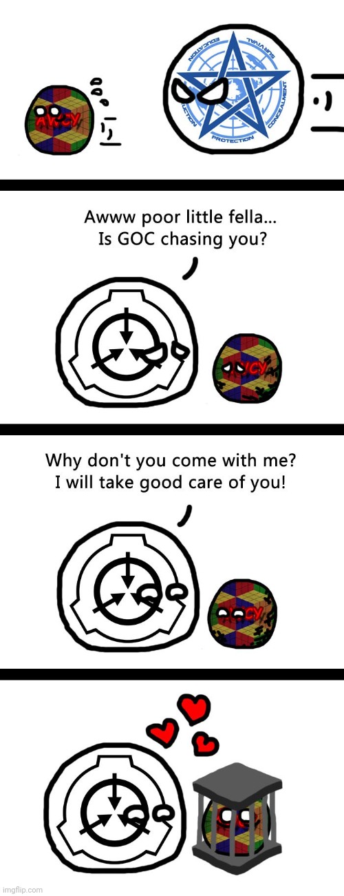 SCP countryballs are a thing now - Imgflip