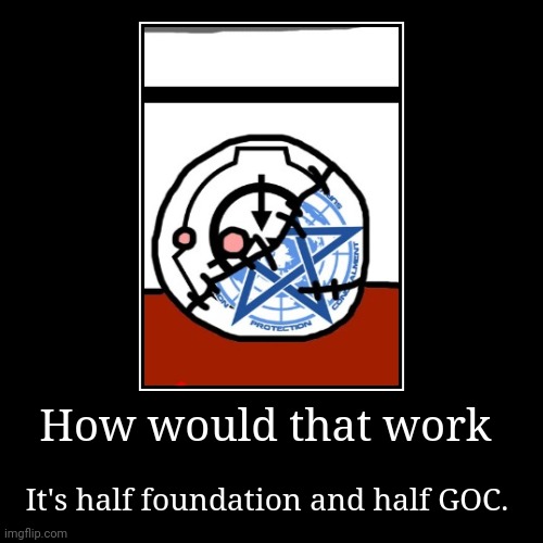 The foundation and the GOC are pure opposites too - Imgflip