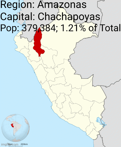 The 25 Regions of Peru, plus Lima, 2017, Alphabetical - Imgflip