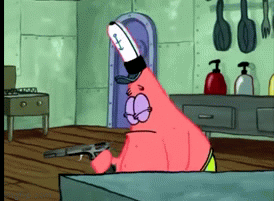 patrick thats a gun... - Imgflip