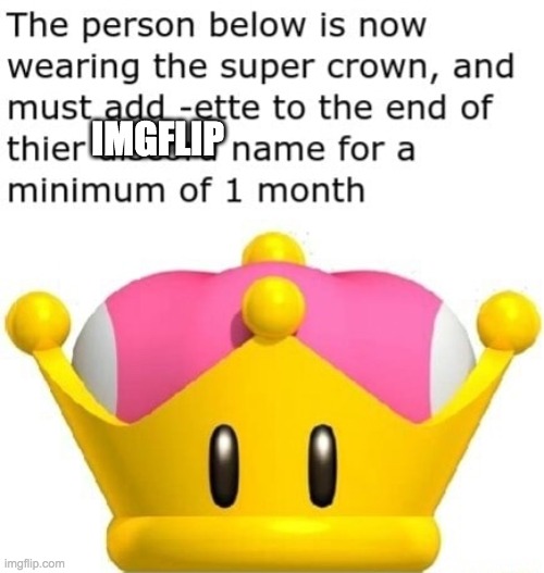 Custom Super Crown effect - Imgflip