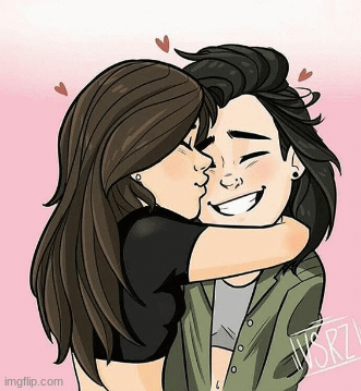 Lesbian pictures on how I imagined our love (≧ ≦) - Imgflip