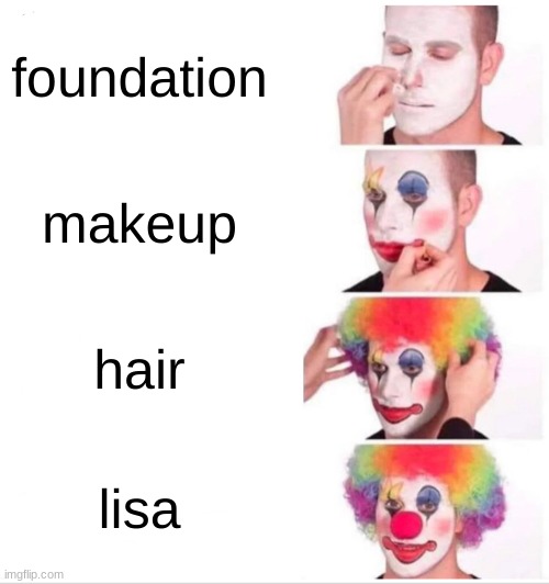 Clown Applying Makeup Meme - Imgflip