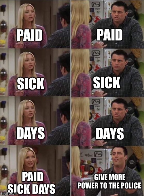 Phoebe teaching Joey in Friends - Imgflip