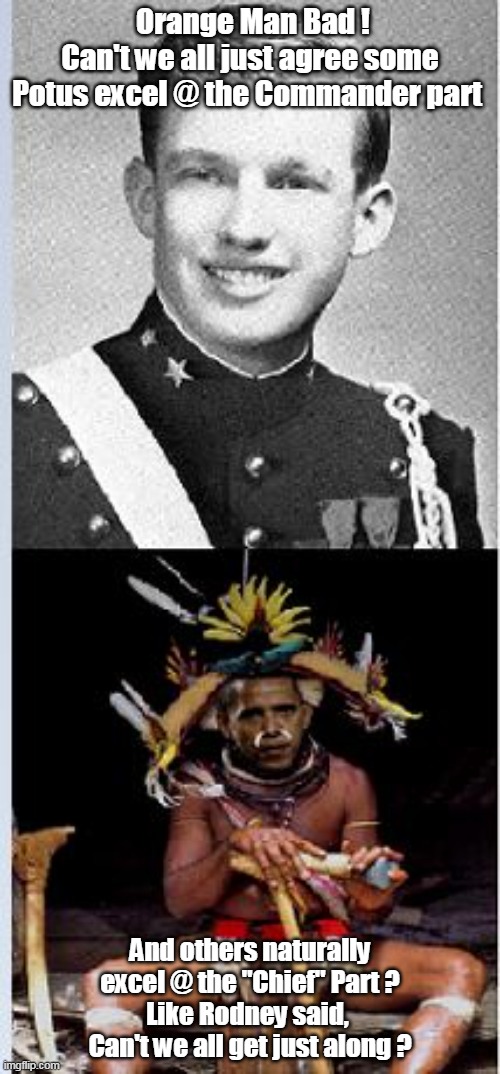 Commander AND Chief (a page out of Biden's UNITY Book) - Imgflip