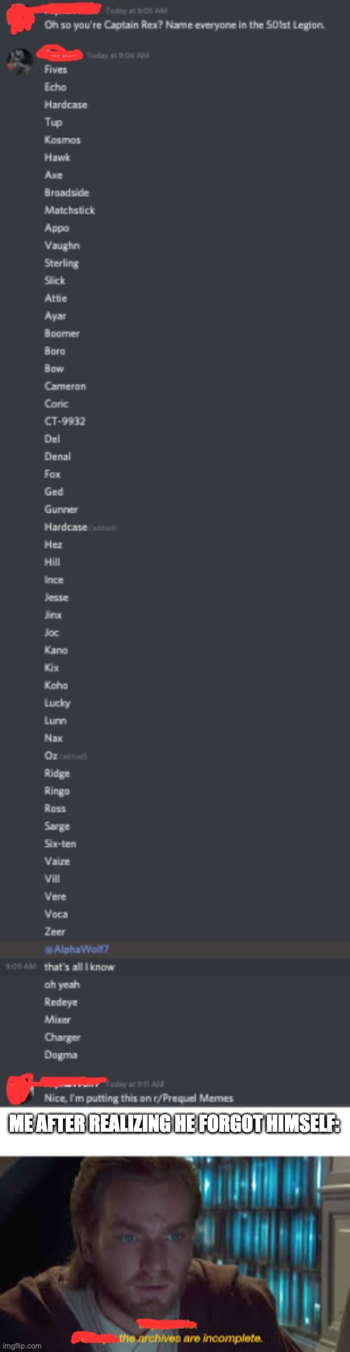 Image tagged in impossible perhaps the archives are incomplete - Imgflip