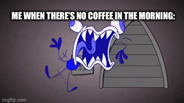 Crazy coffee man - Imgflip