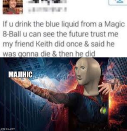 Magic, how could he see the future?!1?!!?!? - Imgflip