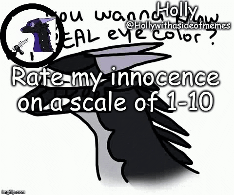 10 being very innocent - Imgflip