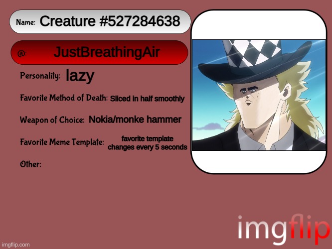 Unofficial MSMG USER CARD - Imgflip