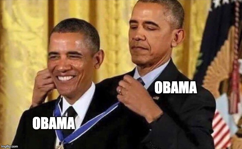 obama medal - Imgflip
