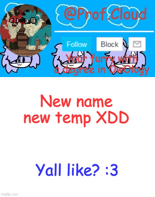 The Prof.Furry Temp - Imgflip