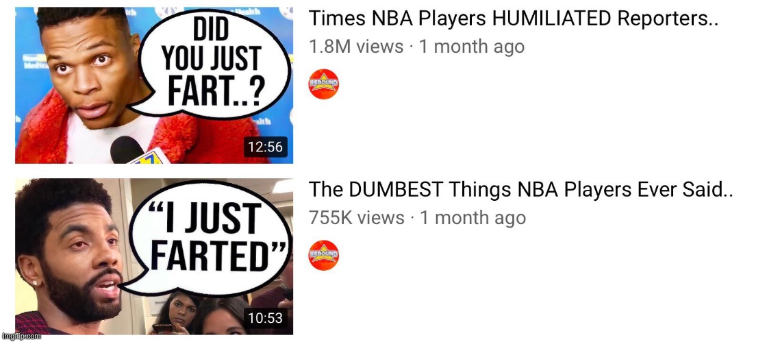 He just farded - Imgflip