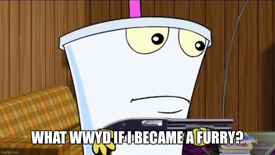 Master Shake holding a shotgun - Imgflip
