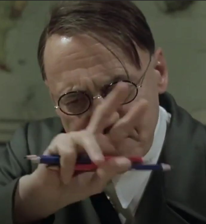 Hitler Downfall Blank Template Imgflip