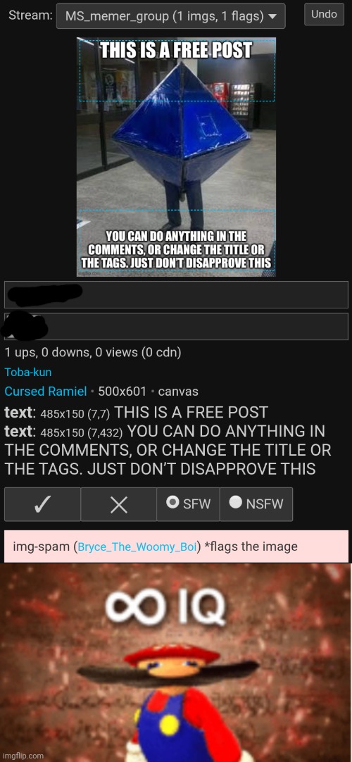 Image tagged in infinite iq - Imgflip