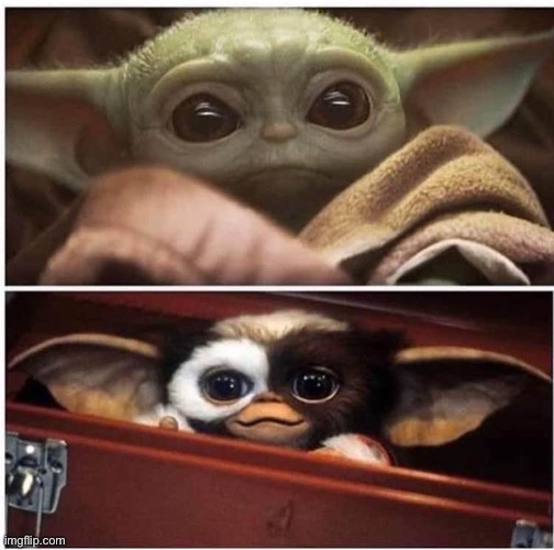 Baby Yoda Gremlin - Imgflip