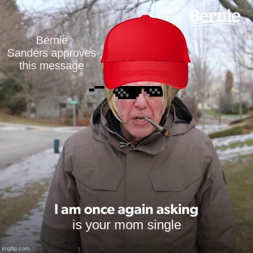 Bernie I Am Once Again Asking For Your Support Meme - Imgflip