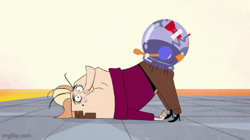 Hugo fish bowl on his butt - Imgflip