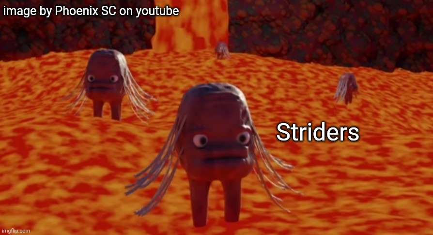 yes, these are striders - Imgflip