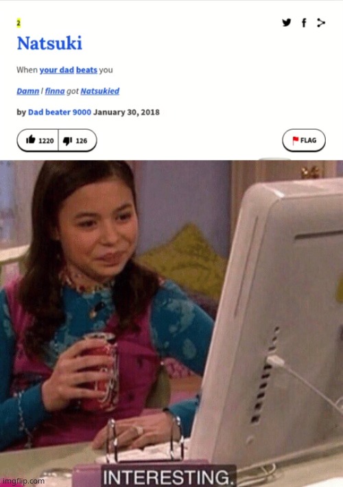 Image tagged in icarly interesting - Imgflip