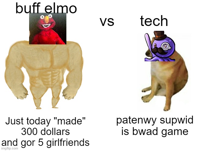 Buff Doge vs. Cheems Meme - Imgflip