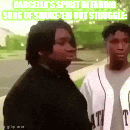 F in the chat for Garcello - Imgflip