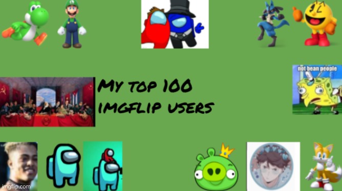 My Top 100 Imgflip Users Thumbnail - Imgflip