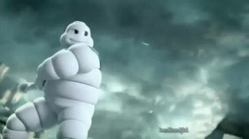 along came the michelin man - Imgflip