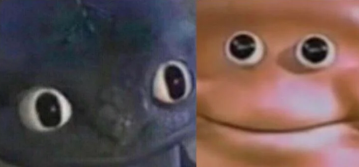 Awkward Realization Two Faces Blank Template Imgflip