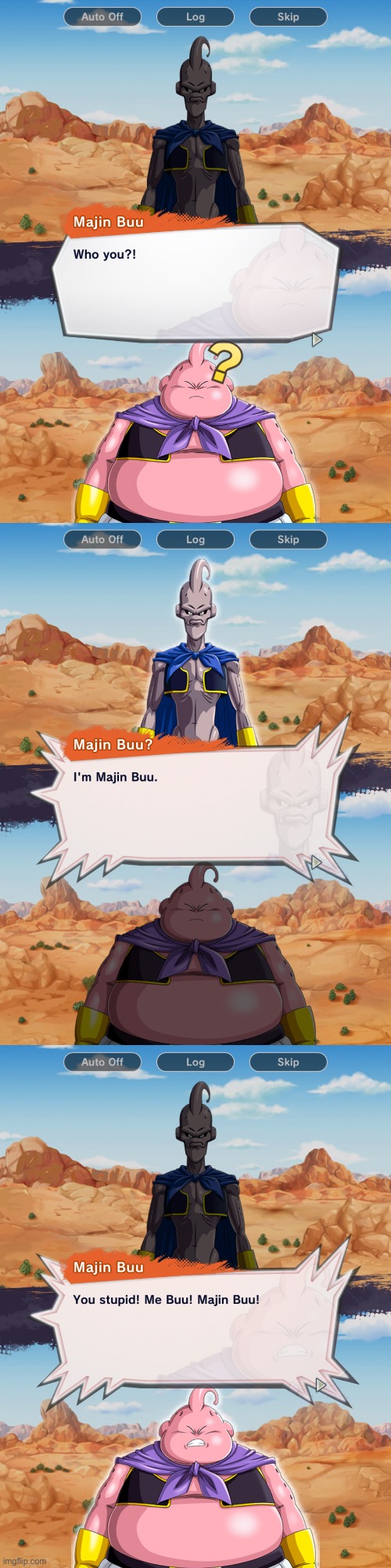 Do not call Evil Buu stupid - Imgflip