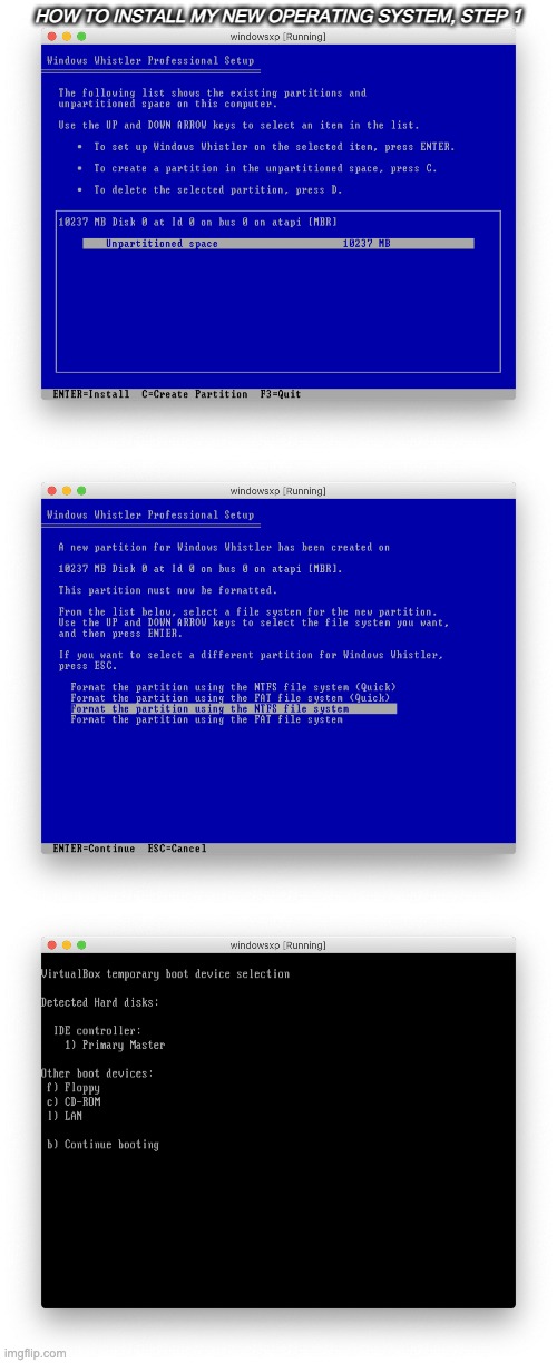 my operating system: step 1 - Imgflip