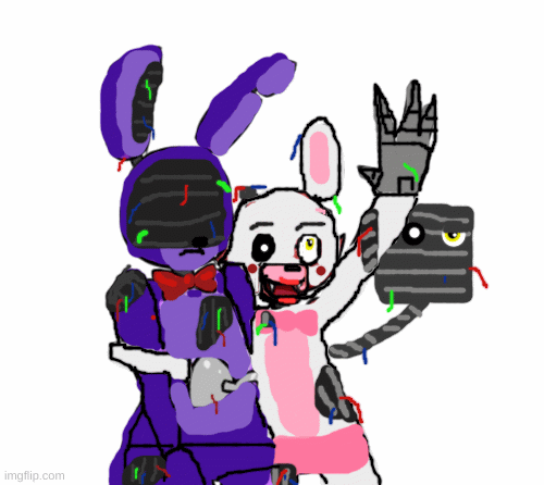 spooky mangle this is for you i hope you like it tbh its kinda bad ...