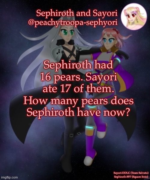 Sayori and Sephiroth - Imgflip