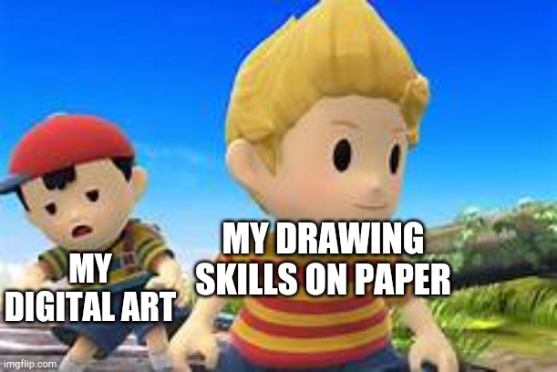 I'm not that good with digital art, but maybe that's because I use ...