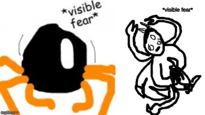 Image tagged in visible idiotic fear - Imgflip