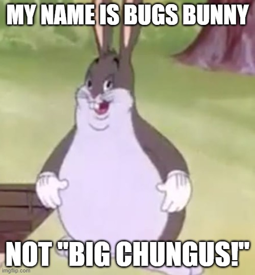 Big Chungus - Imgflip