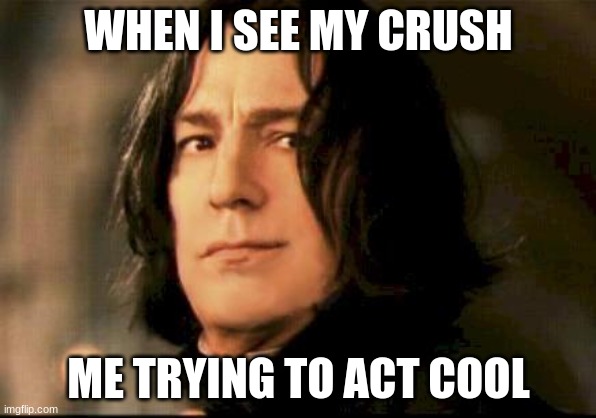 Severus snape smirking - Imgflip