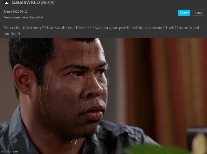 Image tagged in sweating bullets - Imgflip