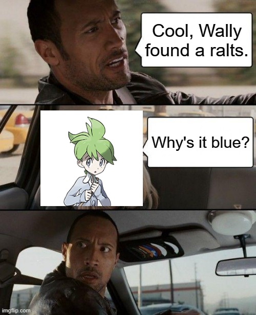 The ralts is blue!!! : r/MandJTV
