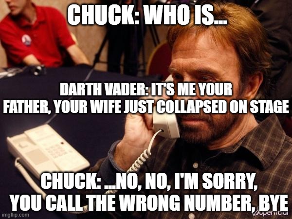 Chuck Norris Call - Imgflip