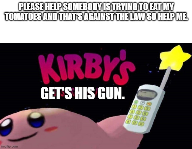 Kirby s Calling The Police Imgflip
