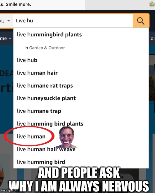 Amazon is creepy - Imgflip