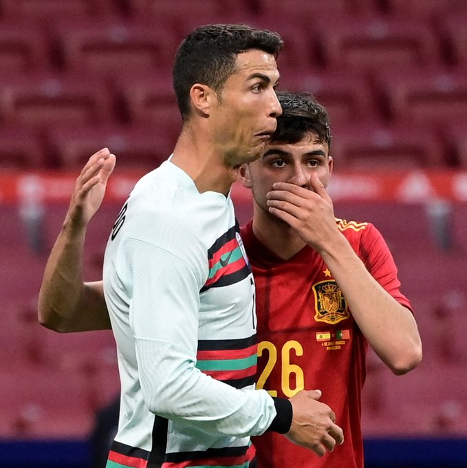 Cristiano Ronaldo Surprised Blank Template Imgflip